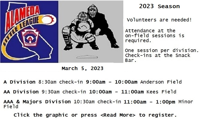 Alameda Little League Baseball (CA) > Home